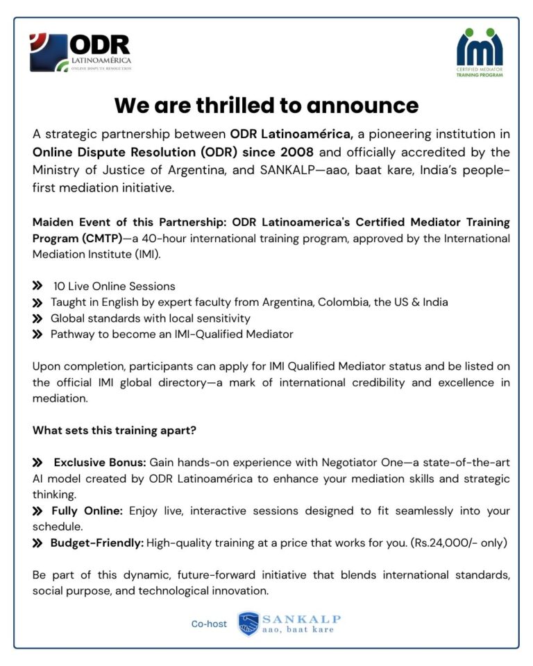 CMTP Training Program – SANKALP – aao, baat kare